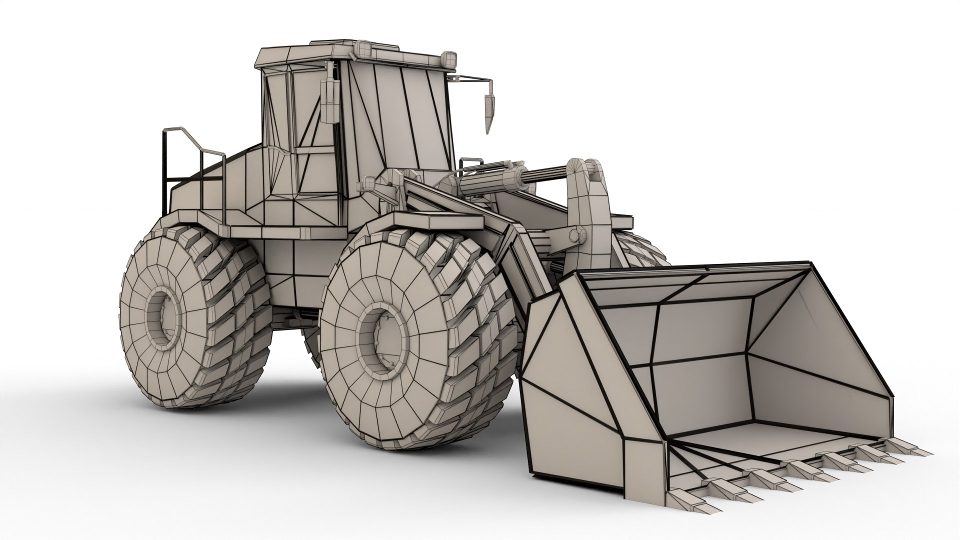 Wheel Loader 3D Model - TurboSquid 2210403