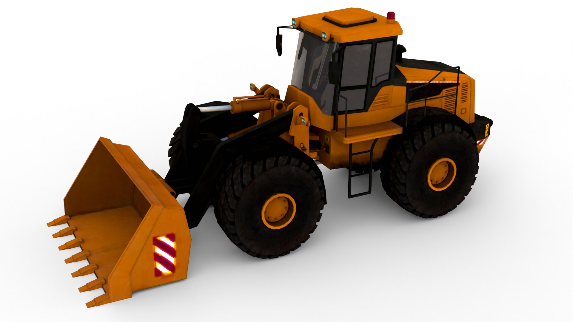 Wheel Loader 3D Model - TurboSquid 2210403