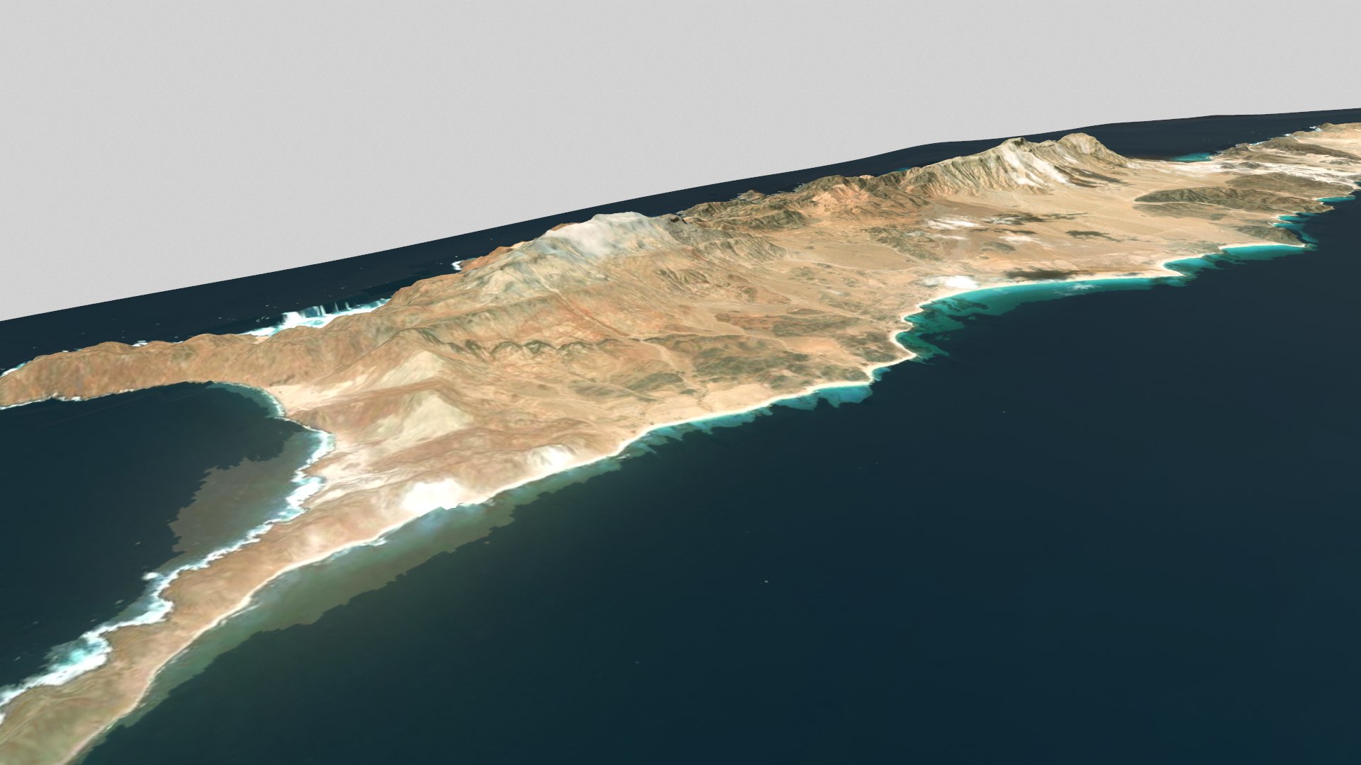 3D Island Abd Al Kuri Yemen - TurboSquid 2184899