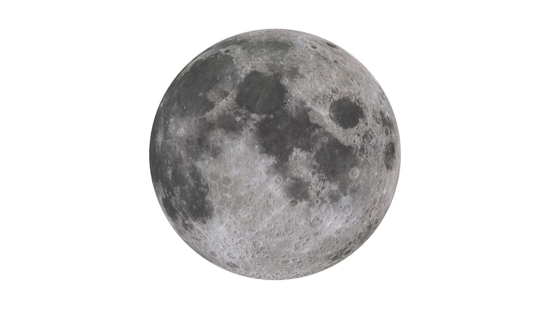 3D Model Moon Moon Universe Space Planet Satellite Lunar Surface Lunar Craters Extraterrestrial ...