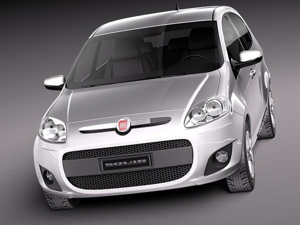 fiat palio 2012 car c4d