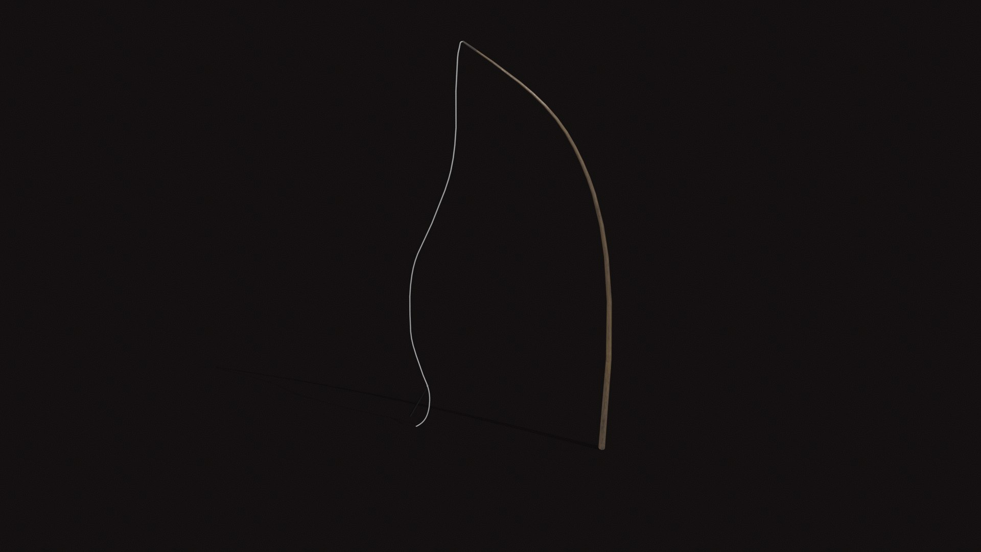 Medieval Fishing Rod 01 3D Model - TurboSquid 2326266