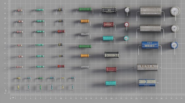 resistor 3d model