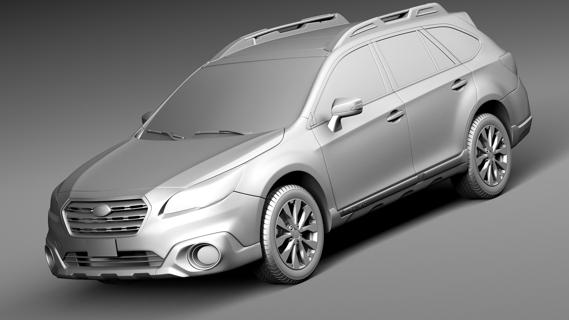 3d model 2015 subaru outback
