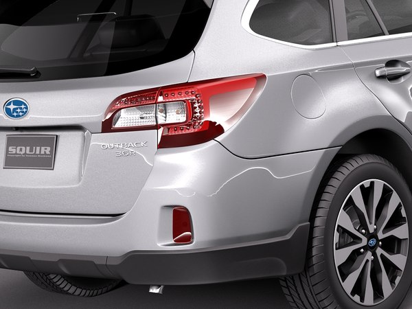 3d model 2015 subaru outback