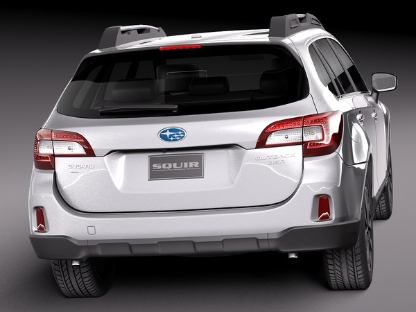 3d model 2015 subaru outback
