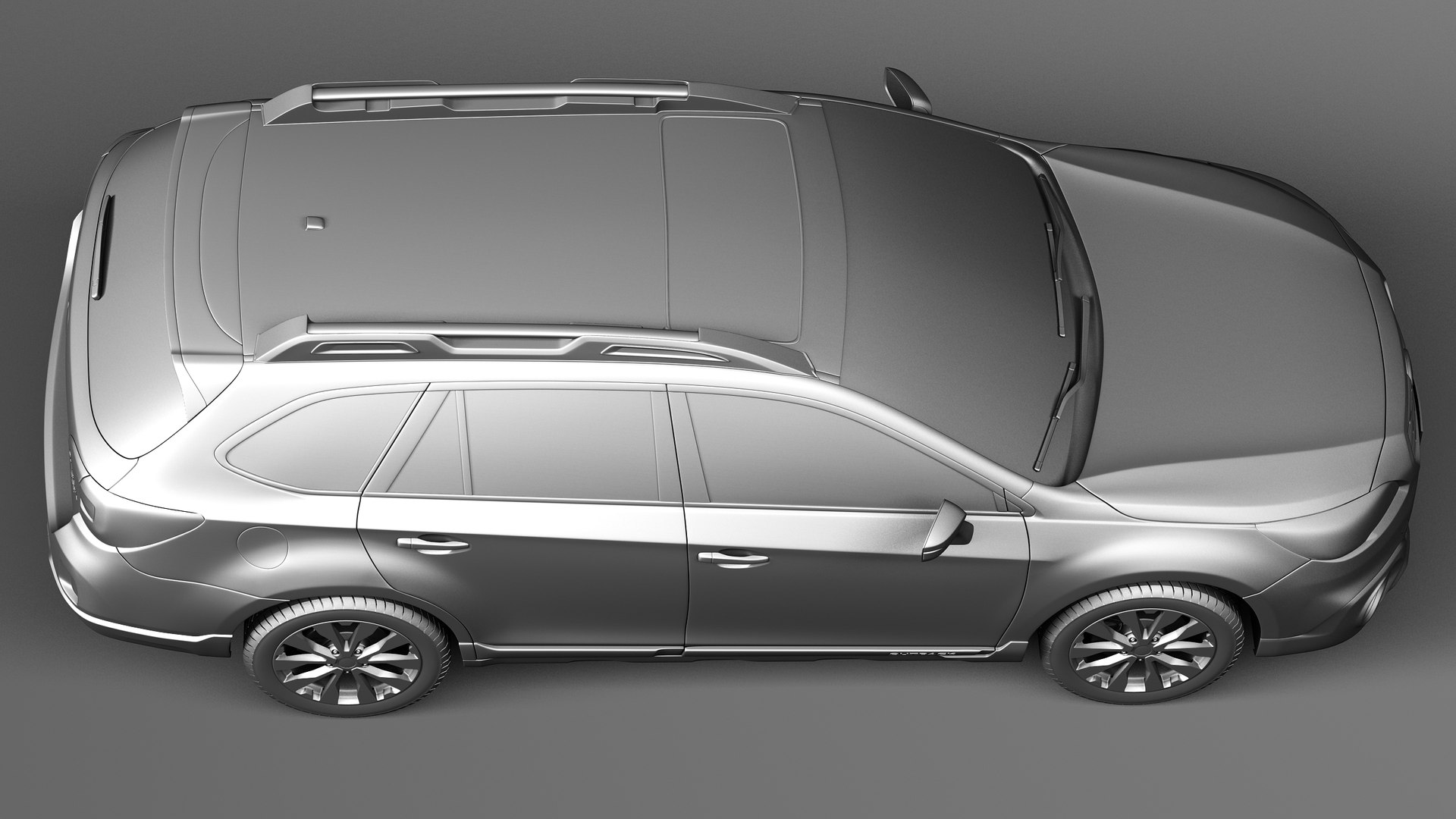 3d model 2015 subaru outback