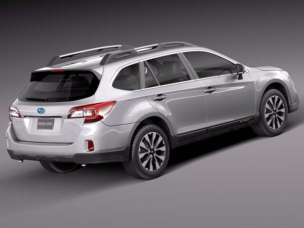 3d model 2015 subaru outback