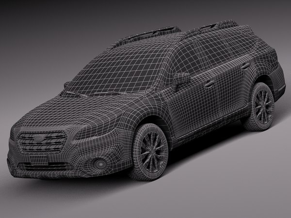 3d model 2015 subaru outback