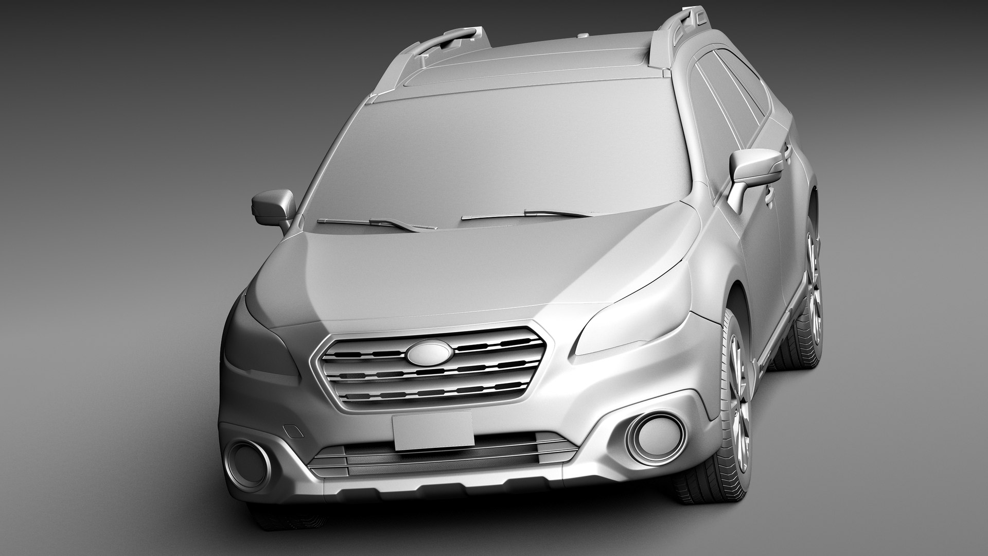 3d model 2015 subaru outback