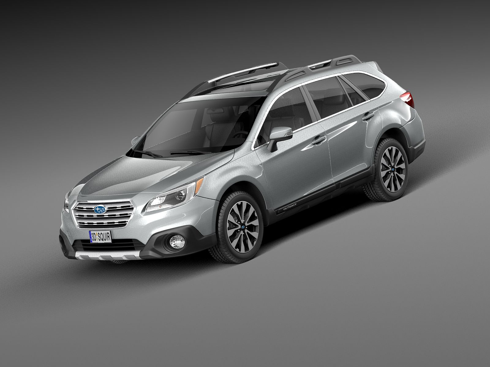 3d model 2015 subaru outback