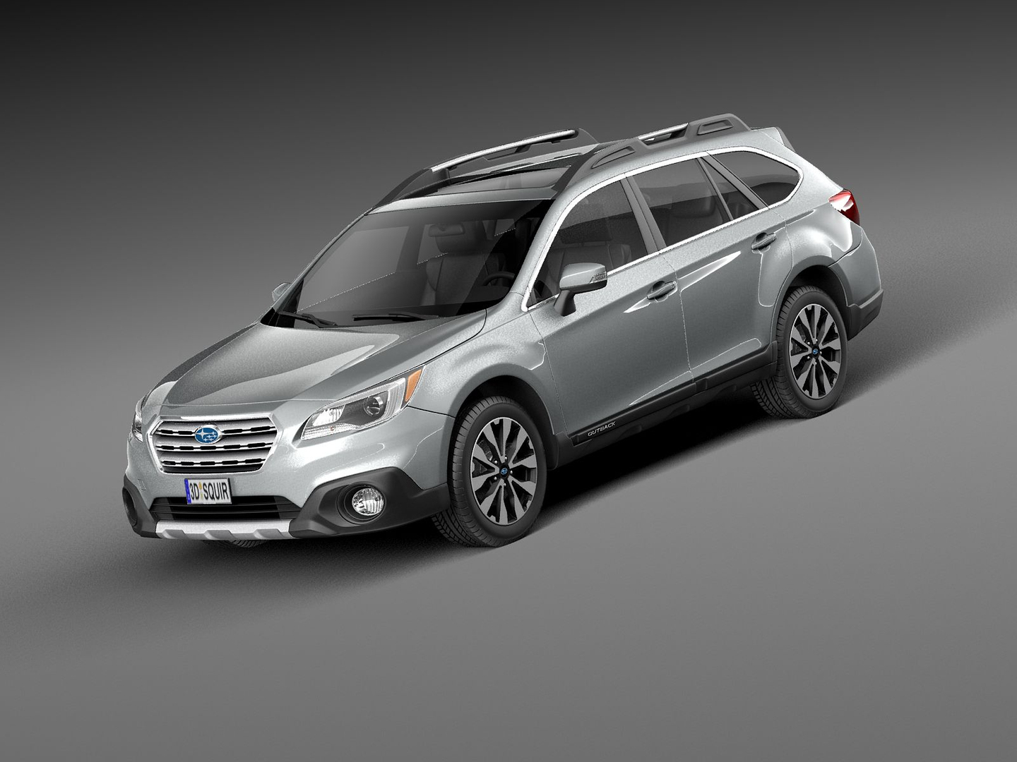 3d model 2015 subaru outback