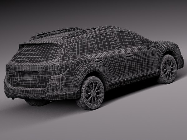 3d model 2015 subaru outback
