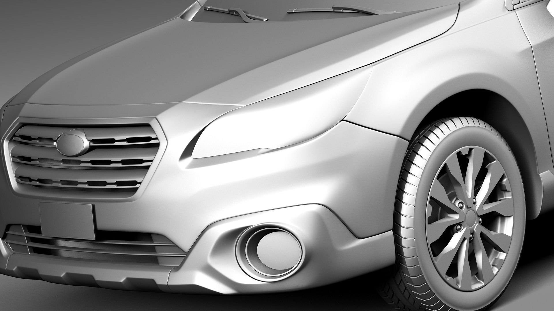 3d model 2015 subaru outback