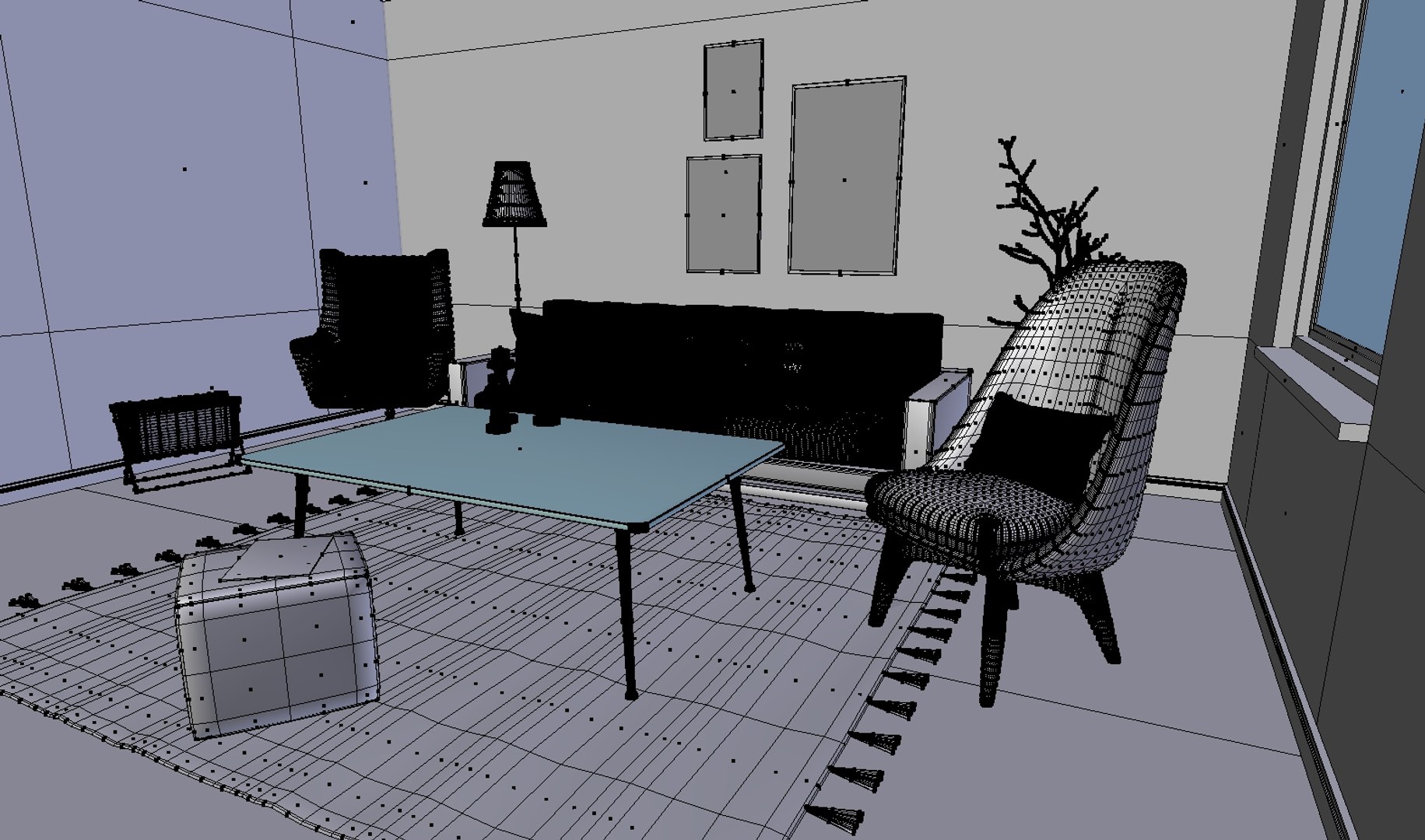 interior vol 1 3d obj