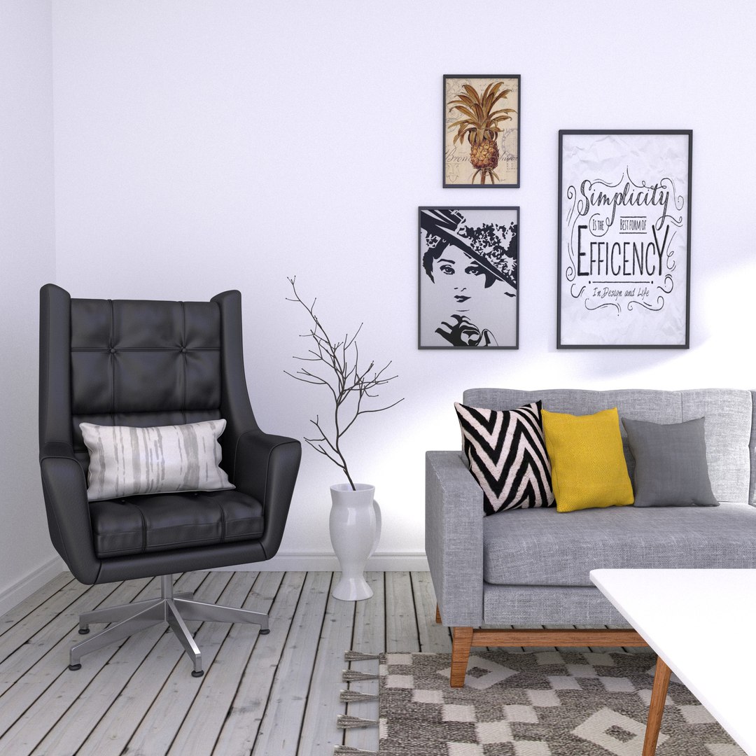 interior vol 1 3d obj