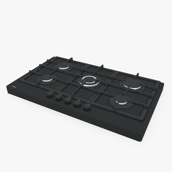 3D Hob Amica PGCA9101ApB Black model - TurboSquid 2018355