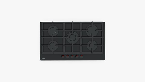 3D Hob Amica PGCA9101ApB Black model - TurboSquid 2018355
