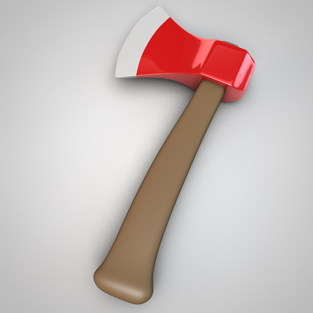3D Cartoon Hatchet - TurboSquid 1365715