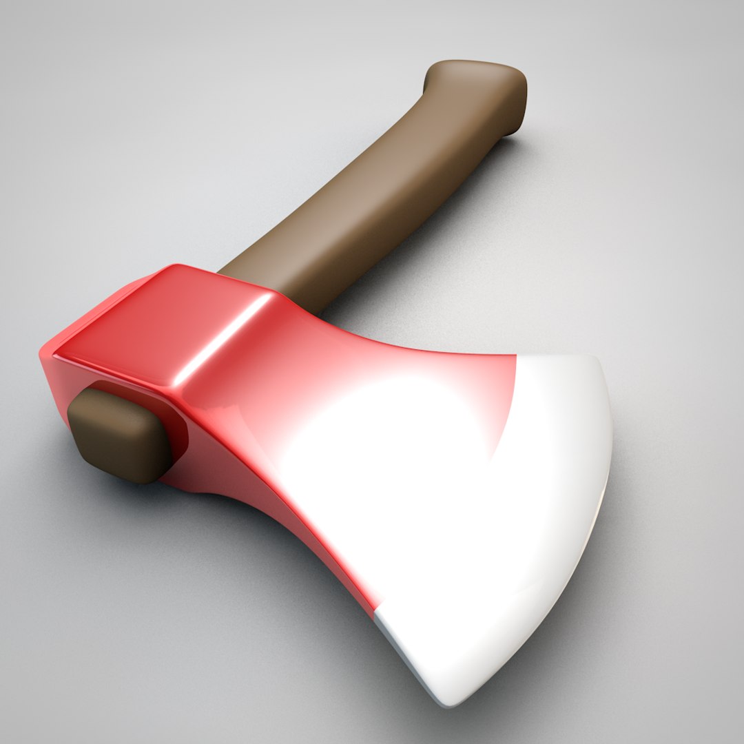 3D Cartoon Hatchet - TurboSquid 1365715