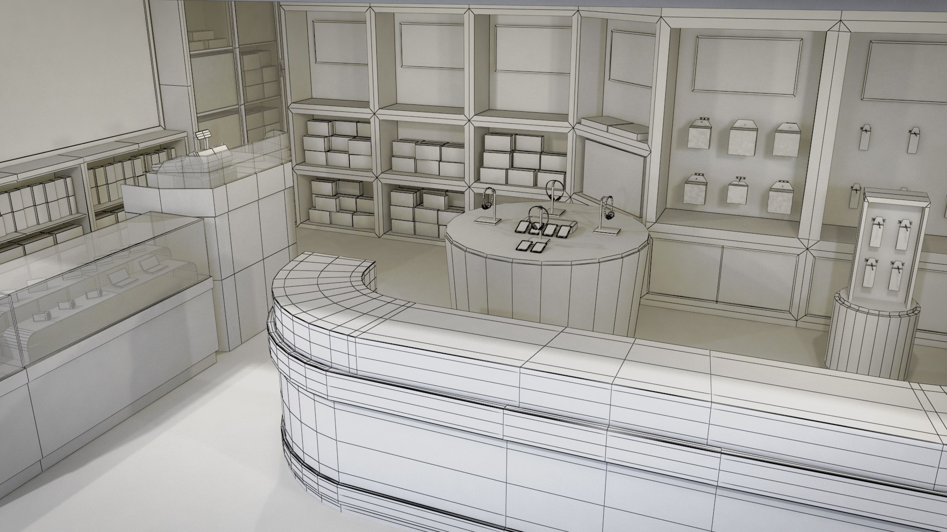 3D Taiwan Mobile Phone Shop - TurboSquid 2298680