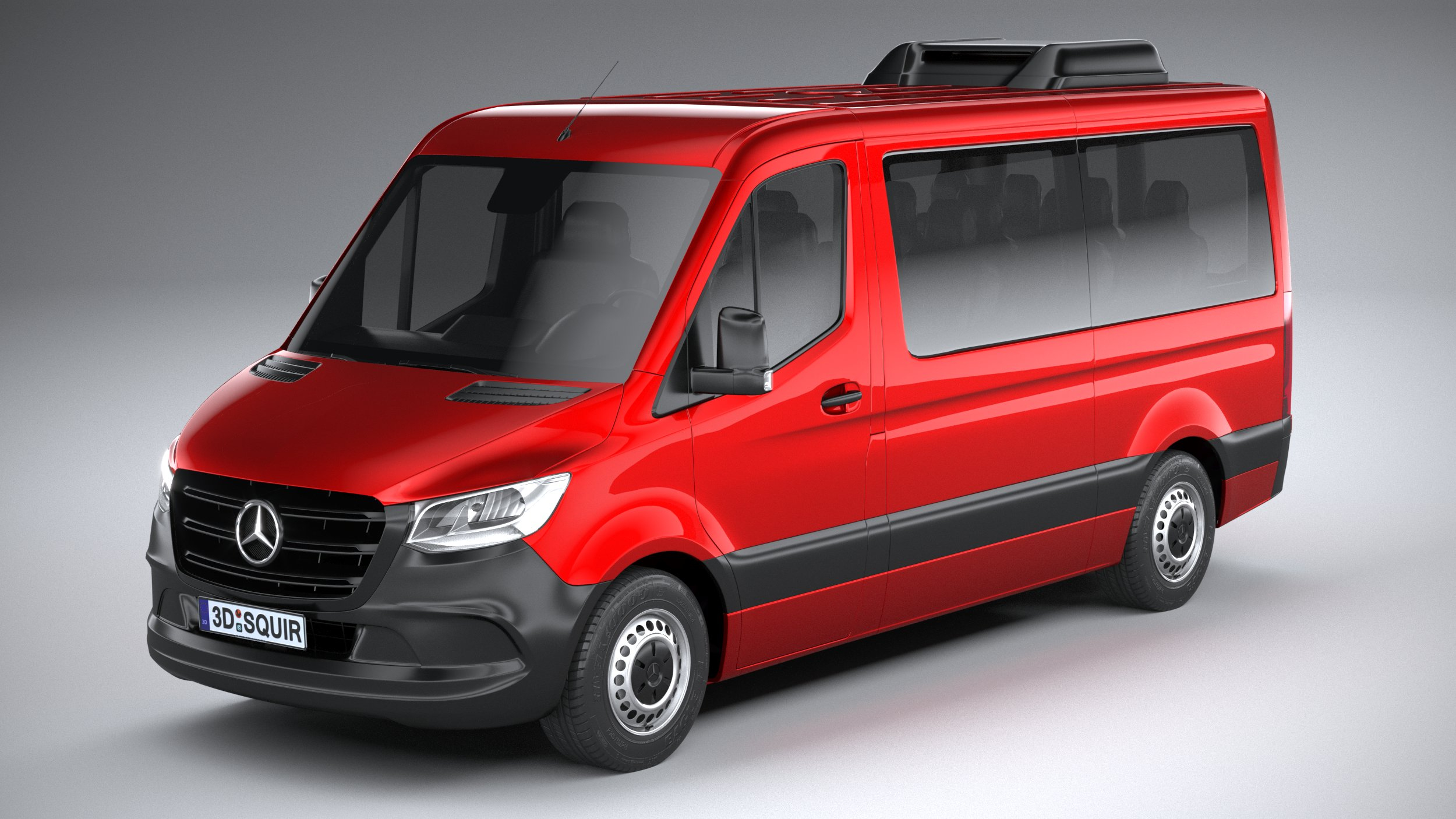 modèle 3D de Mercedes Sprinter passager L2H1 2019 - TurboSquid 1763668