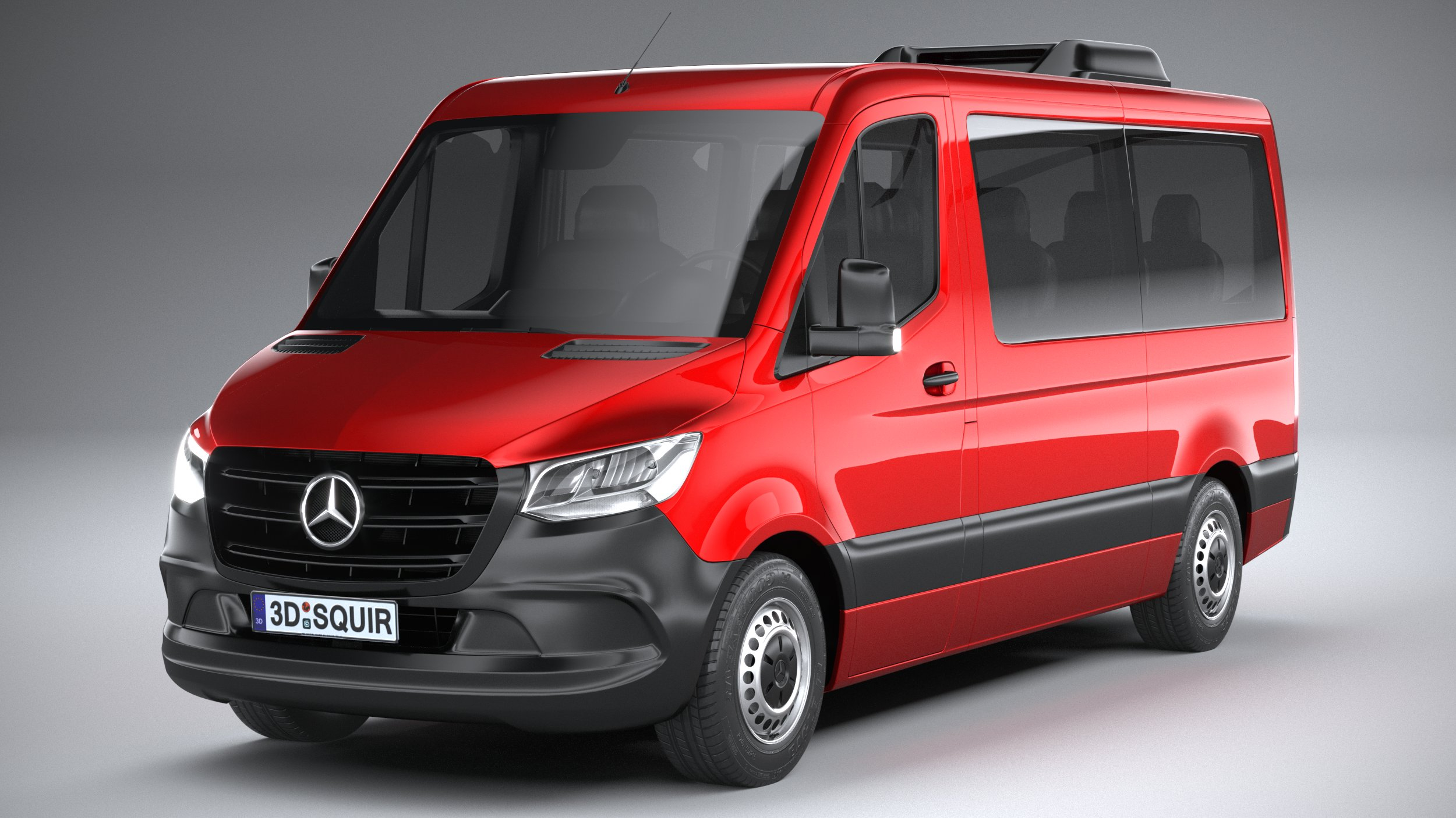 modèle 3D de Mercedes Sprinter passager L2H1 2019 - TurboSquid 1763668