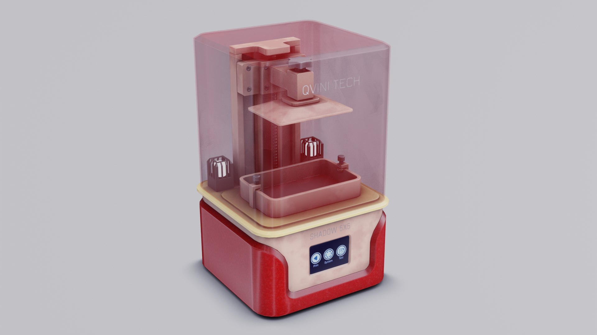 Red Printer 3D Model - TurboSquid 1637387