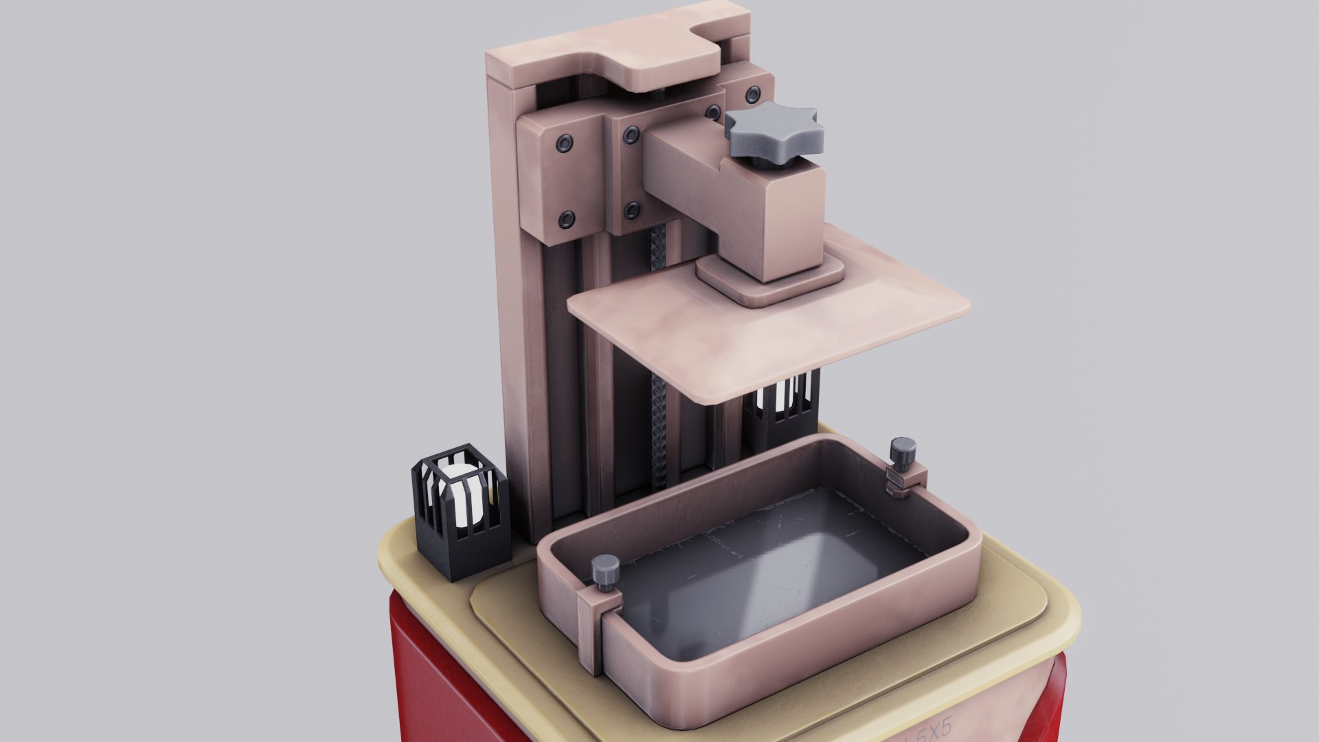 Red Printer 3D Model - TurboSquid 1637387
