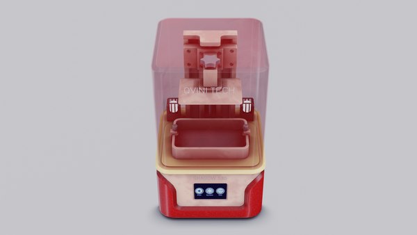 Red printer 3D model - TurboSquid 1637387