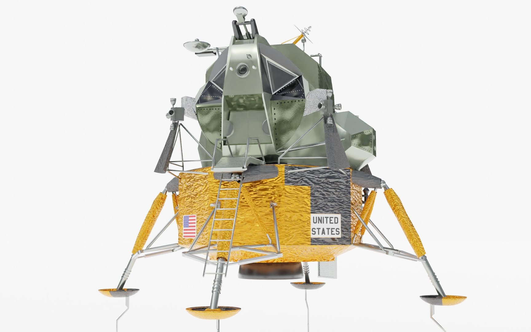 Apollo Lunar Module Lander 3d Model