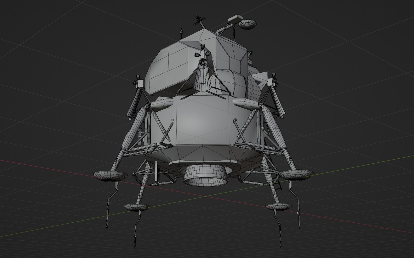 Apollo Lunar Module Lander 3d Model