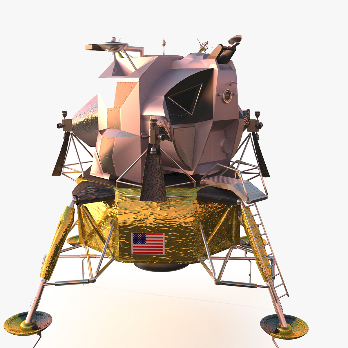 apollo lunar module lander 3d model