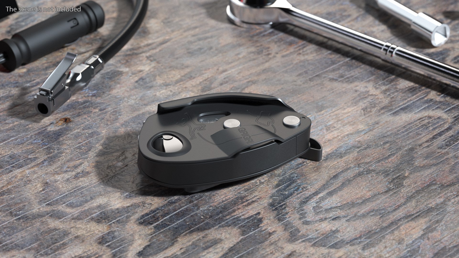 3D Belay Device Gri Gri Petzl Black - TurboSquid 2189655