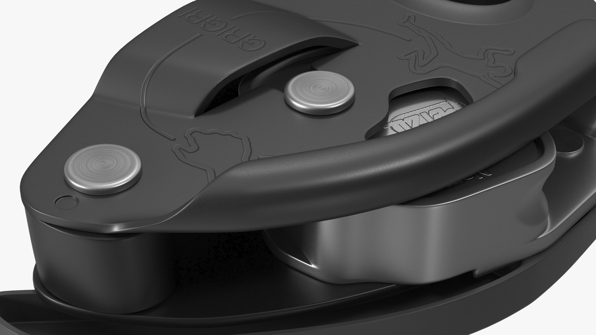 3D Belay Device Gri Gri Petzl Black - TurboSquid 2189655