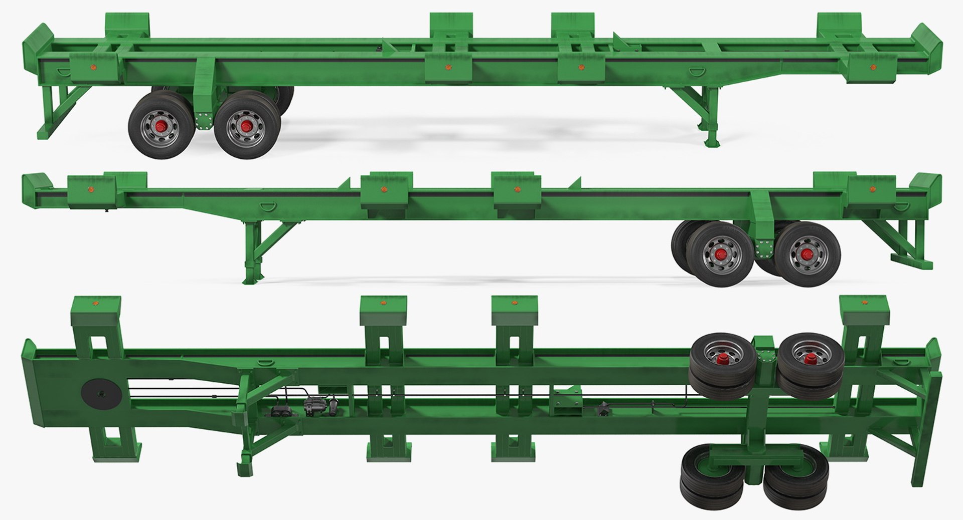 3D Container Trailer Generic Model - TurboSquid 1366946