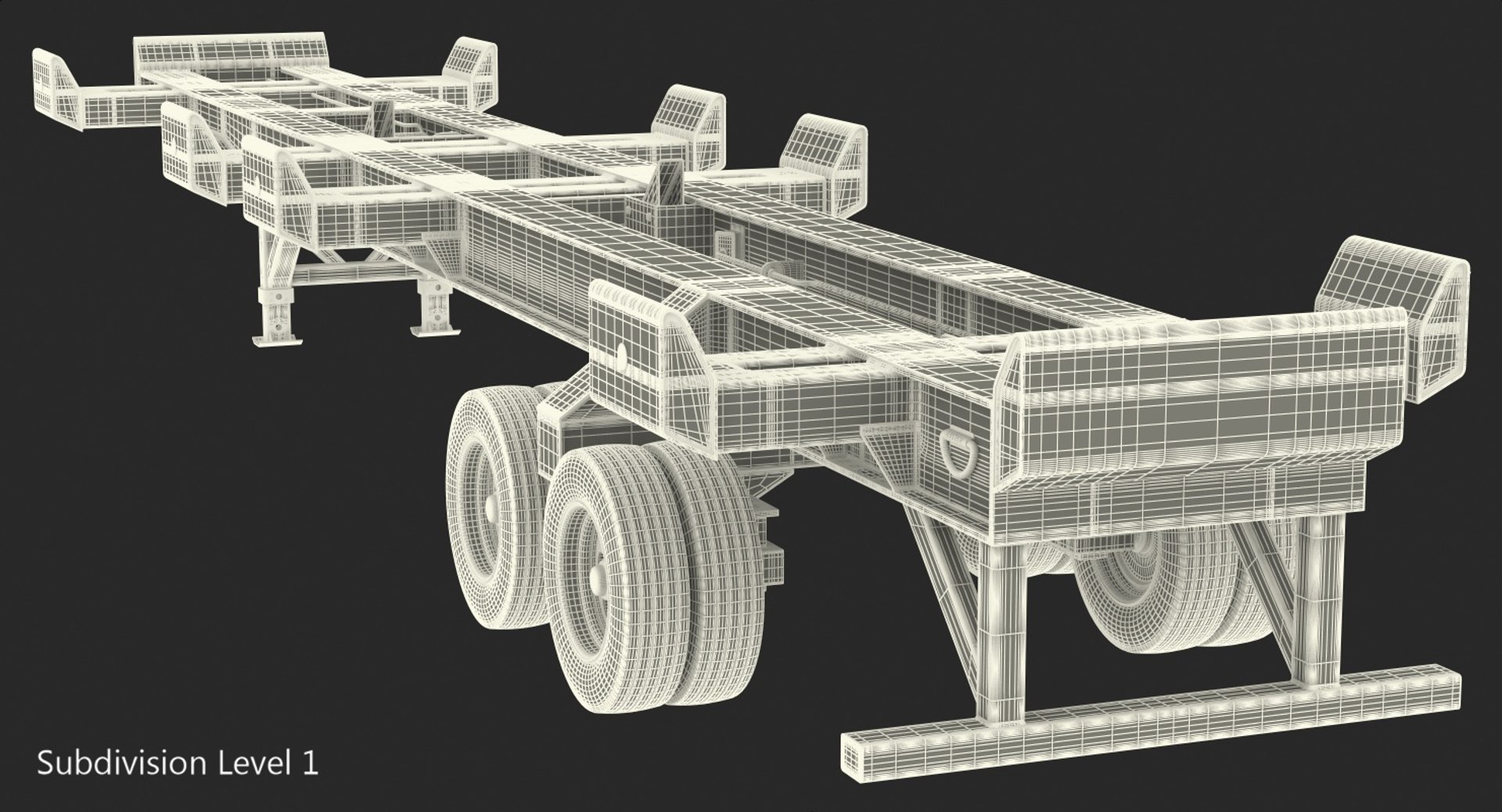 3D Container Trailer Generic Model - TurboSquid 1366946