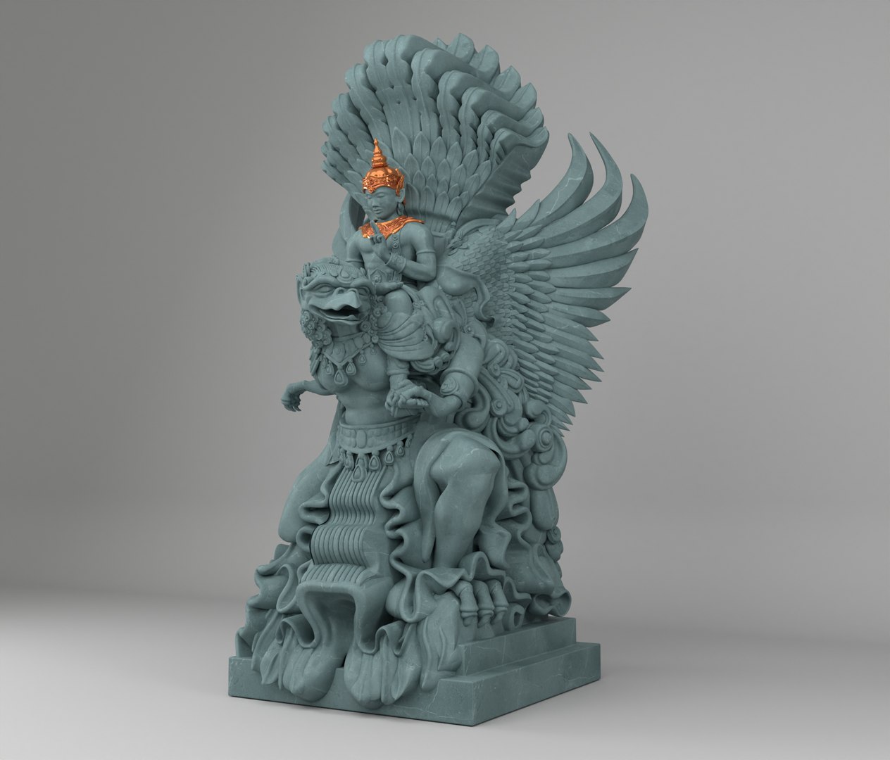GARUDA WISNU KENCANA 3D Model - TurboSquid 2268441