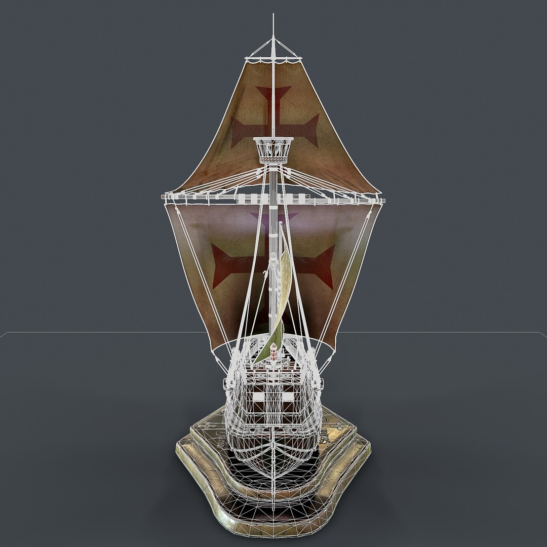 Santa maria ships model - TurboSquid 1523018