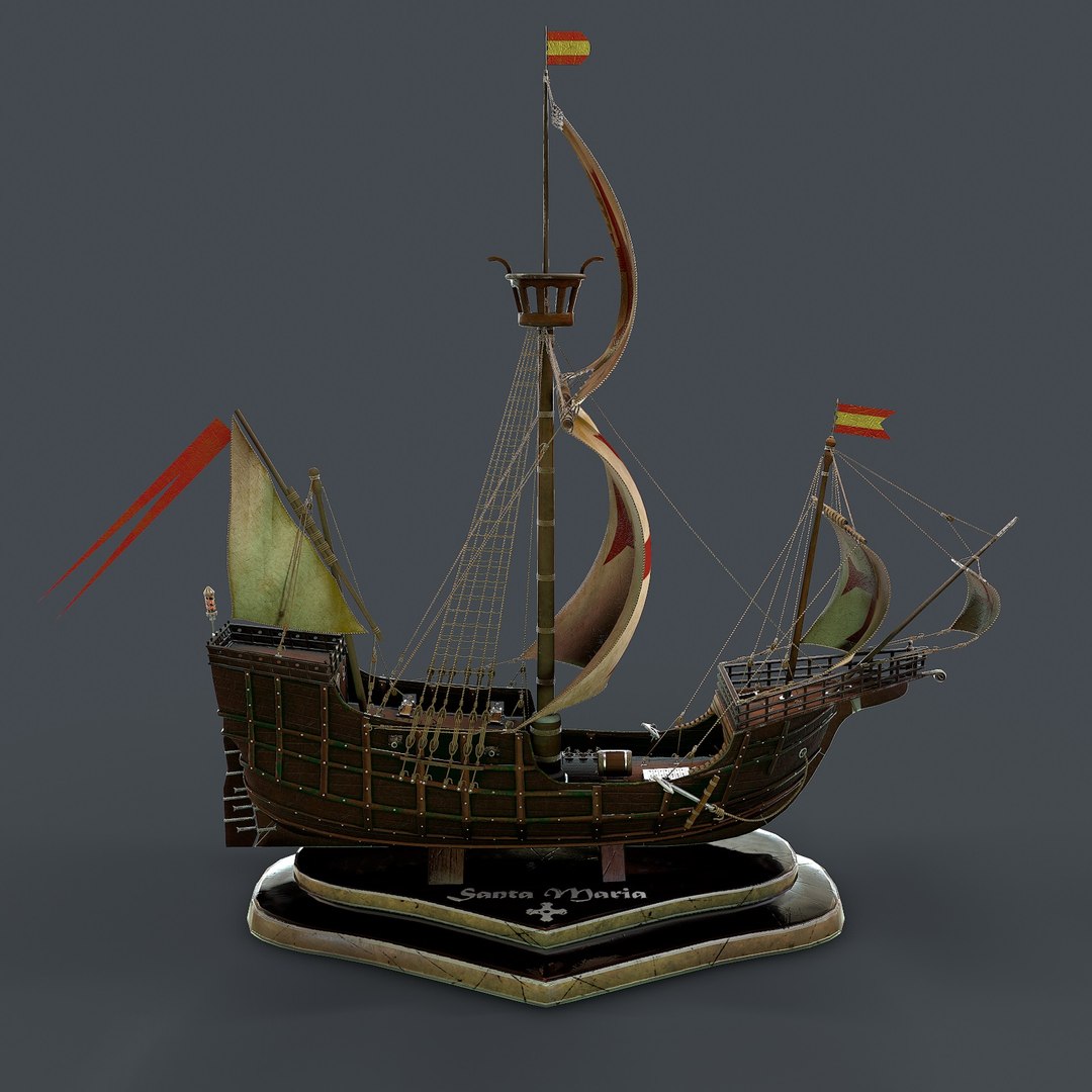 Santa maria ships model - TurboSquid 1523018