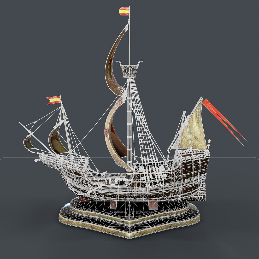 Santa maria ships model - TurboSquid 1523018