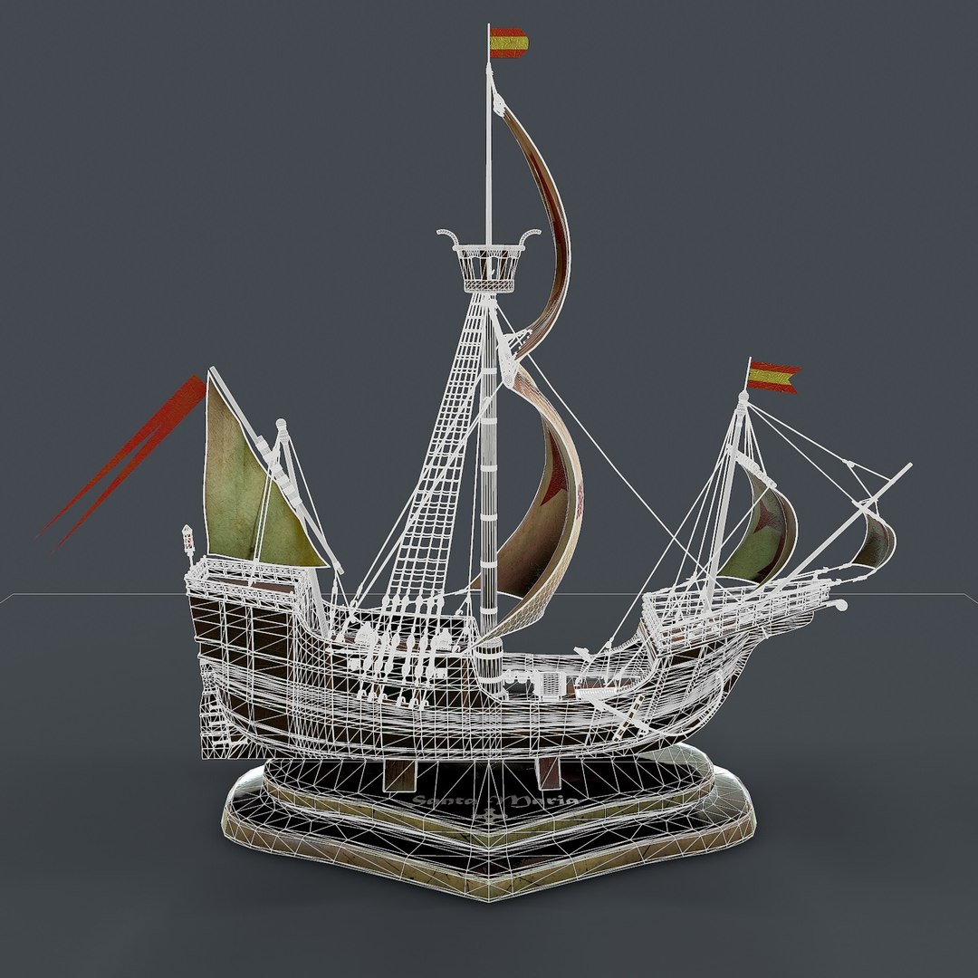 Santa maria ships model - TurboSquid 1523018