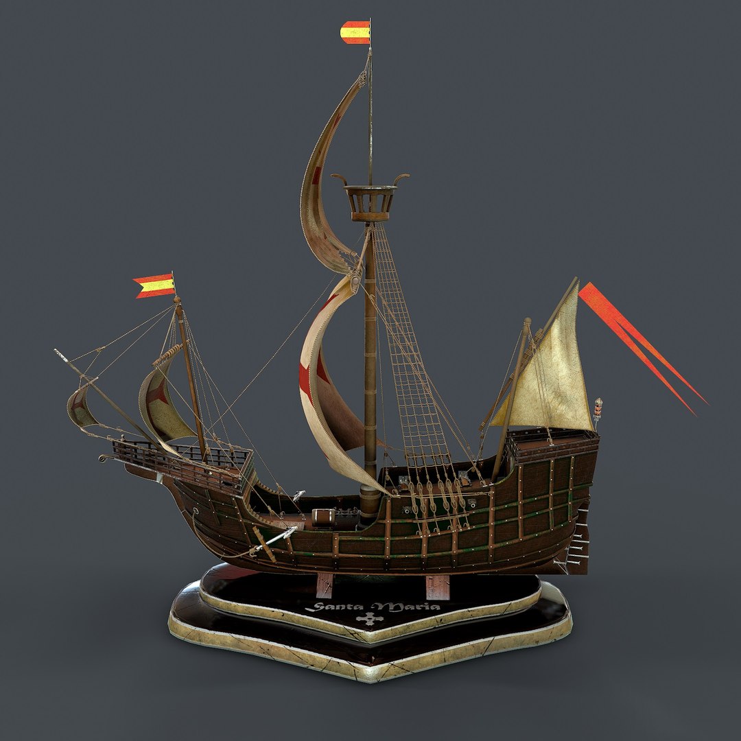 Santa maria ships model - TurboSquid 1523018