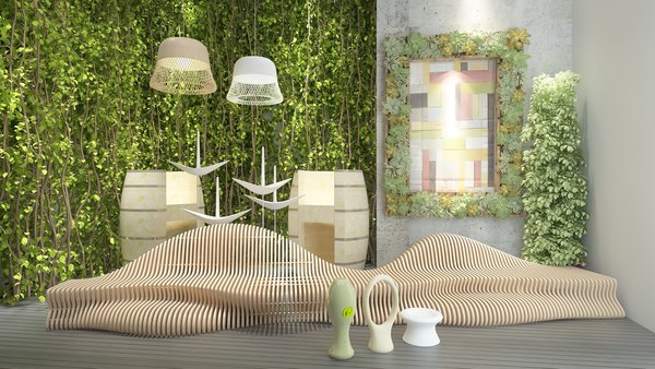 3D Green Photo Scene - TurboSquid 2020583