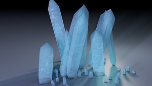 Crystal Mineral Geode 3d Model