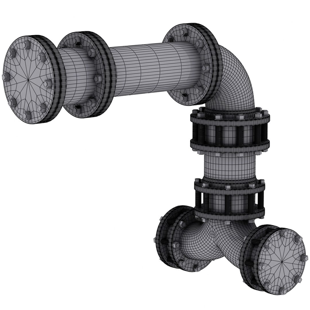 Free Obj Model Sewer Pipes