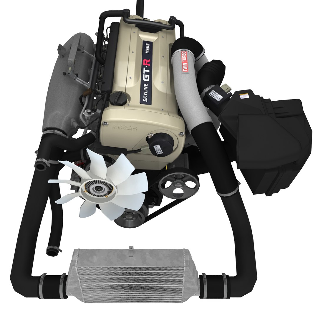 3D Model Rb26dett N1 Engine Nissan - TurboSquid 1375248