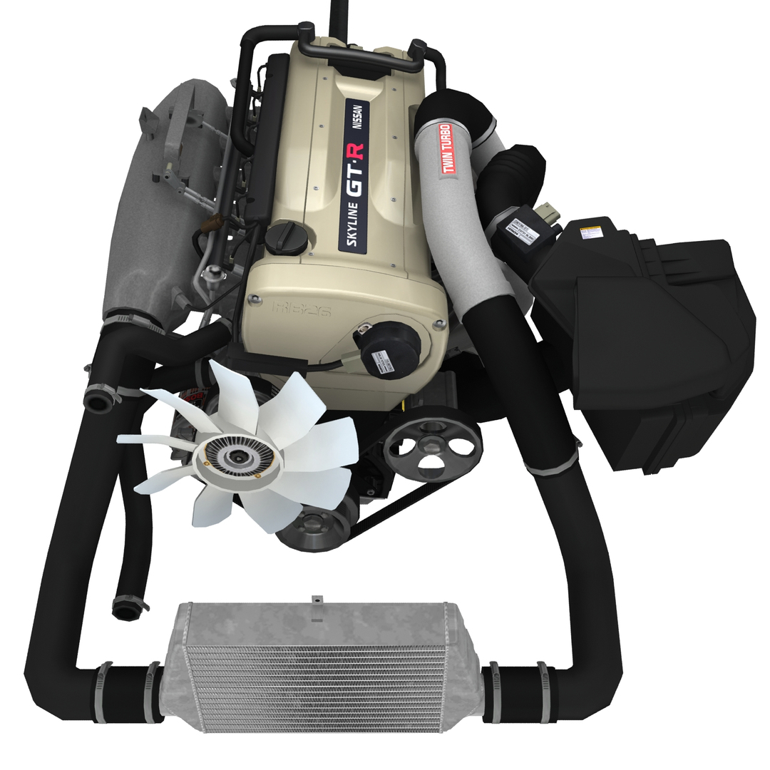 3D model rb26dett n1 engine nissan - TurboSquid 1375248