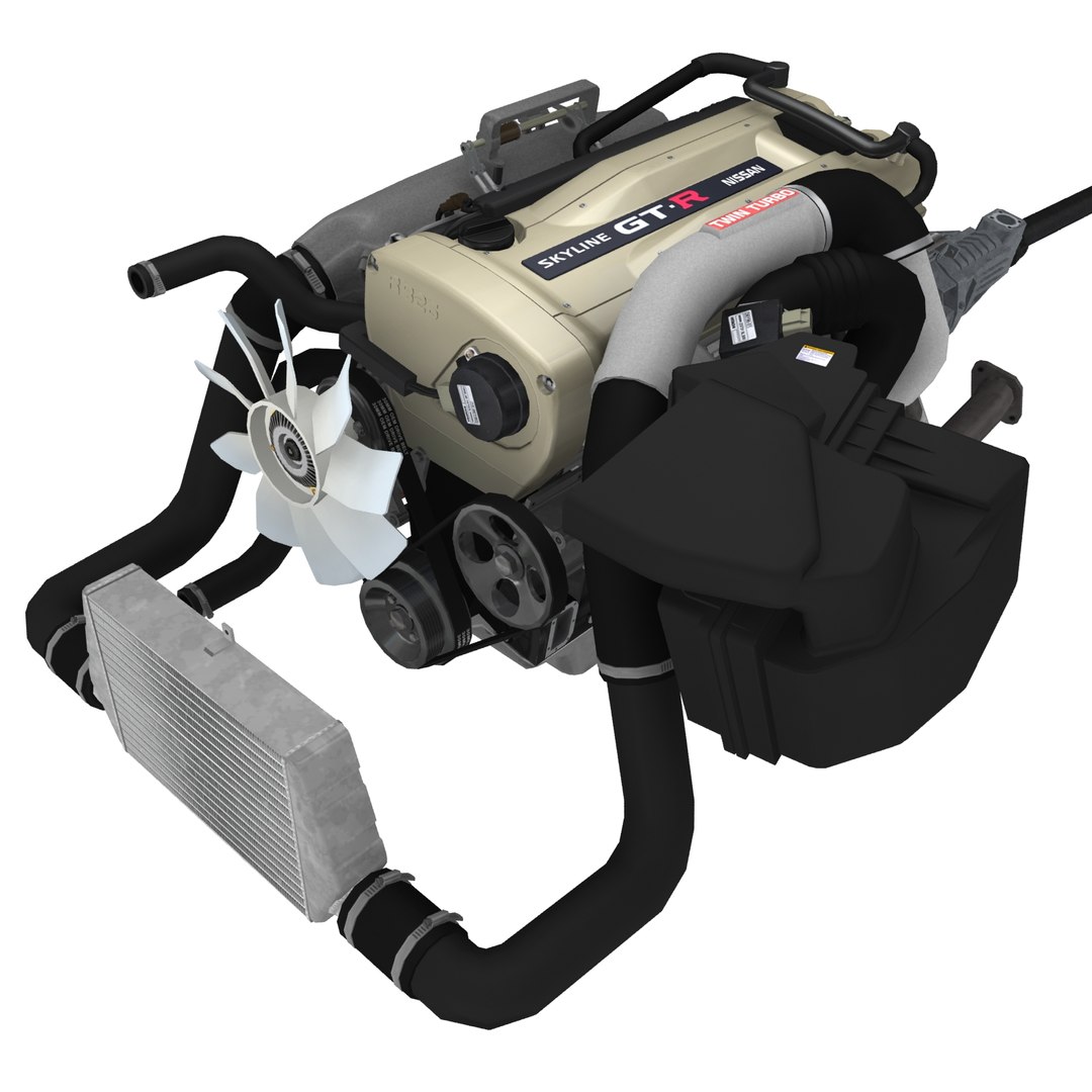 3D Model Rb26dett N1 Engine Nissan - TurboSquid 1375248