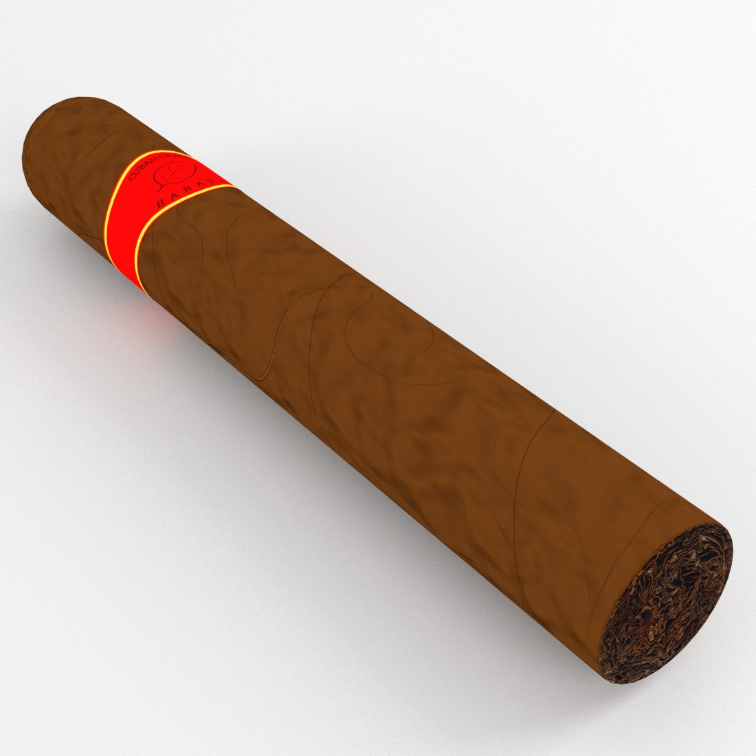 3d cuban cigar model